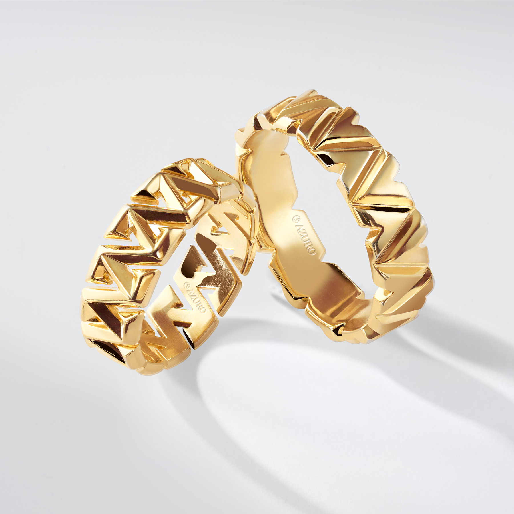 Explore the Wedding Ring Collection | AZ Signature Classic Brand Letter ...