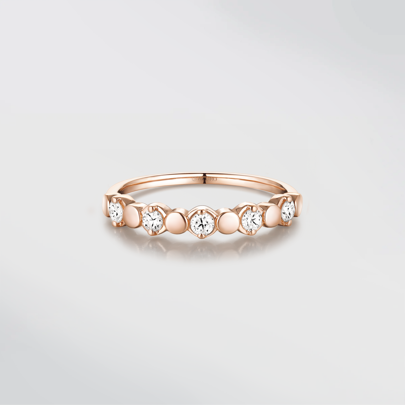 Explore Dual-Tone Perfection Couple Rings | Rose Gold Ring For Couples